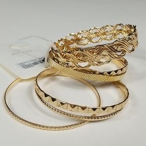 Cato | Jewelry | Nwt Cato 946 Gold Tone 7 Pk Bracelets | Poshmark